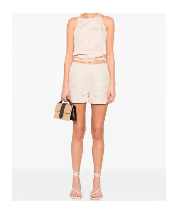 TWINSET Floral Lace Shorts