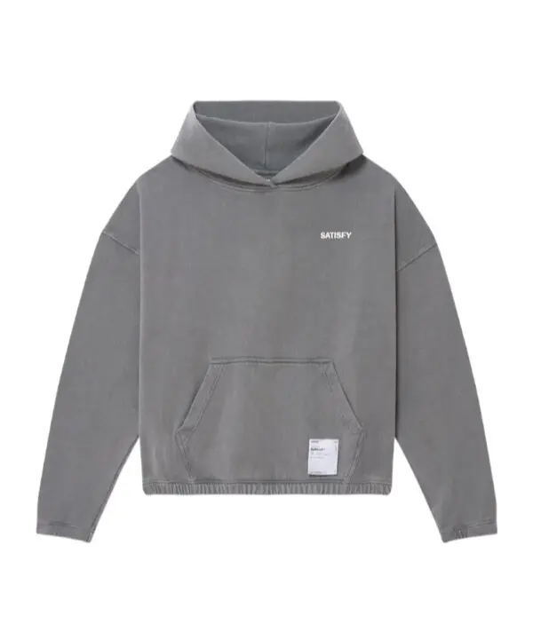 Satisfy Softcell Logo Hoodie - Gray