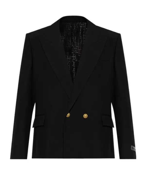 Balmain Double-breasted Tailored Blazer - Black