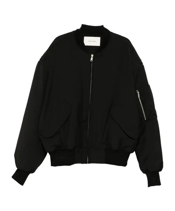 ENTIRE STUDIOS Broad Oversized Bomber Jacket - Black