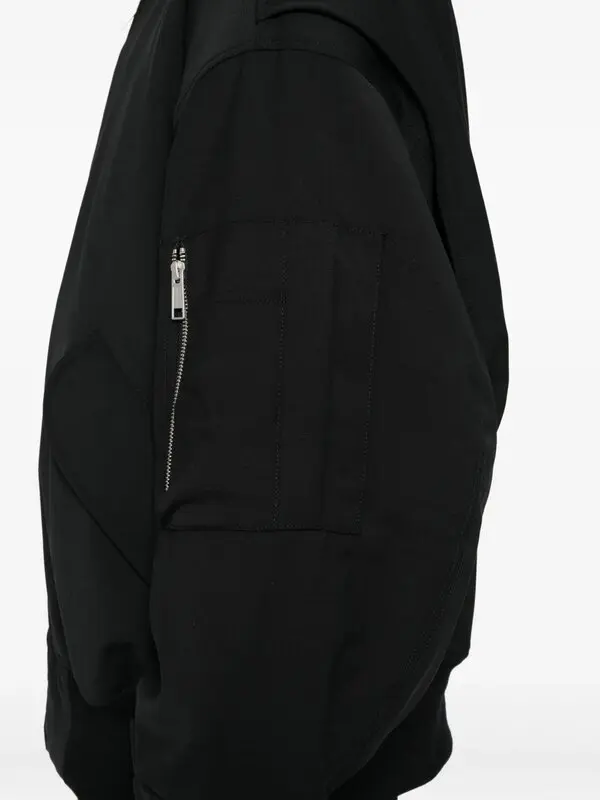 ENTIRE STUDIOS Broad Oversized Bomber Jacket - Black