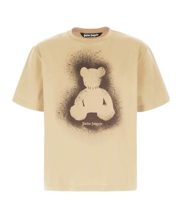 Palm Angels Bear Graphic T-shirt - Nude