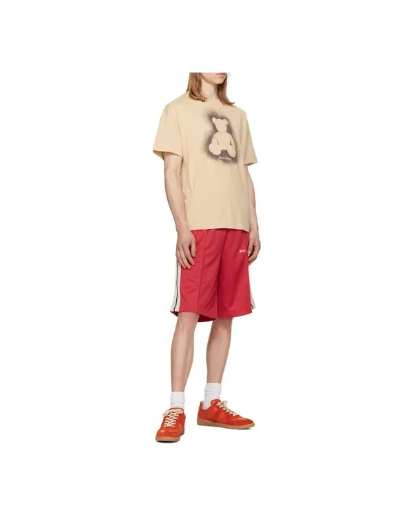 Palm Angels Bear Graphic T-shirt - Nude