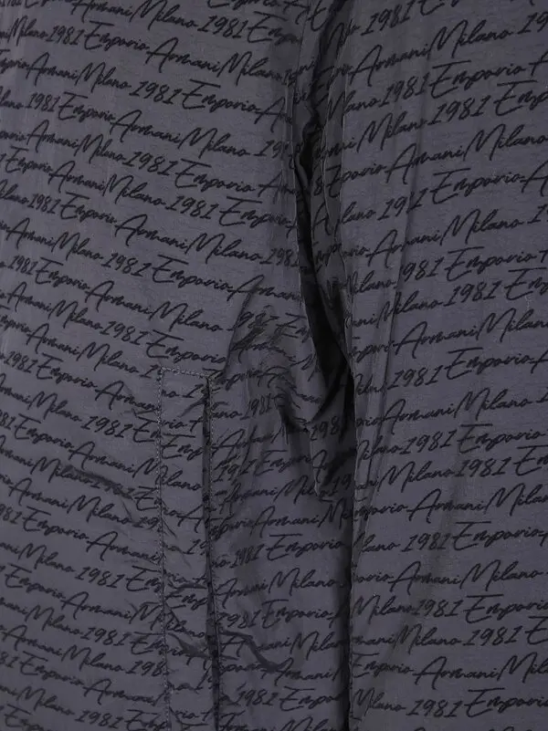Emporio Armani Script-print Bomber Jacket