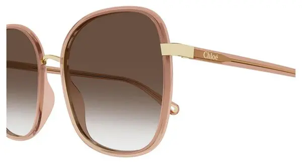Chloé Eyewear Square Frame Sunglasses - Brown