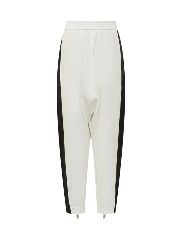 Coperni Sarouel Track Pants With Side Stripes And Zippered Details