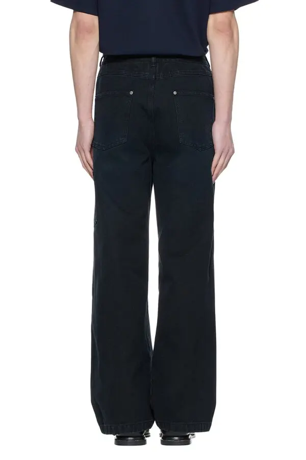 WOOYOUNGMI Belt Loop Jeans