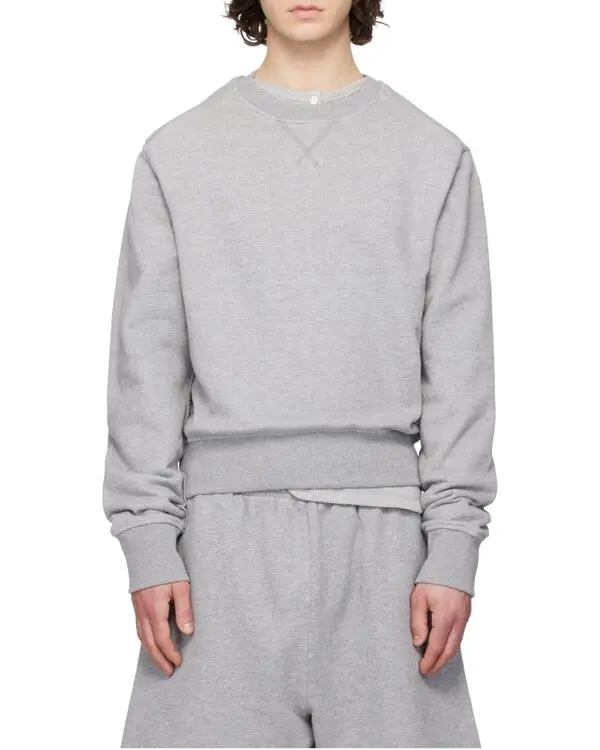 ENTIRE STUDIOS Crew Neck Sweatshirt - Gray