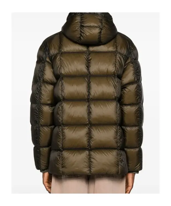C.P. COMPANY Hooded Quilted Jacket - Black