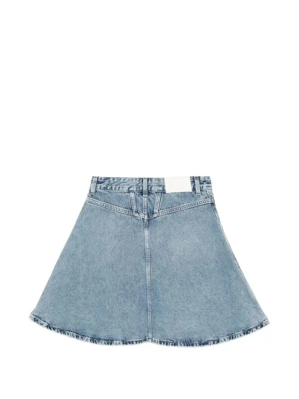 Closed Cotton Short Skirt