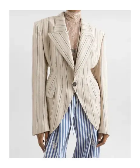 Dolce & Gabbana Single-breasted Pinstriped Jacket