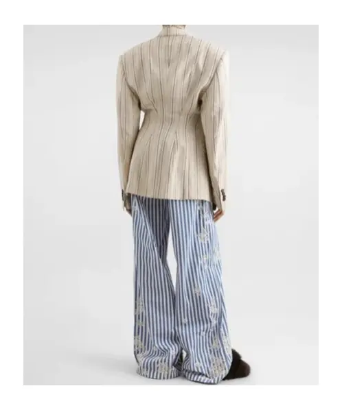 Dolce & Gabbana Single-breasted Pinstriped Jacket