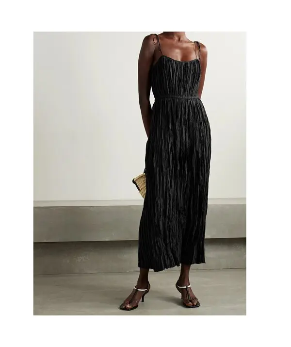 Ulla Johnson Strappy Pleated Maxi Dress