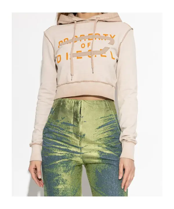 DIESEL® Property Of " Print D Patch Hoodie