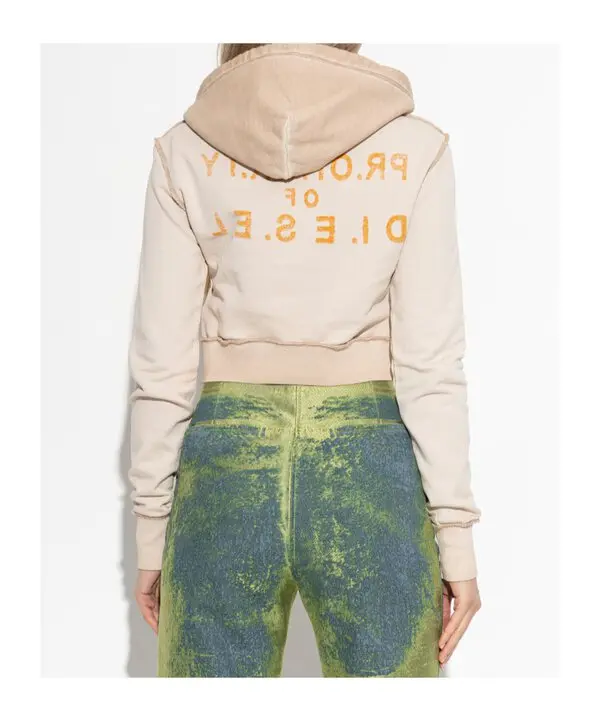 DIESEL® Property Of " Print D Patch Hoodie