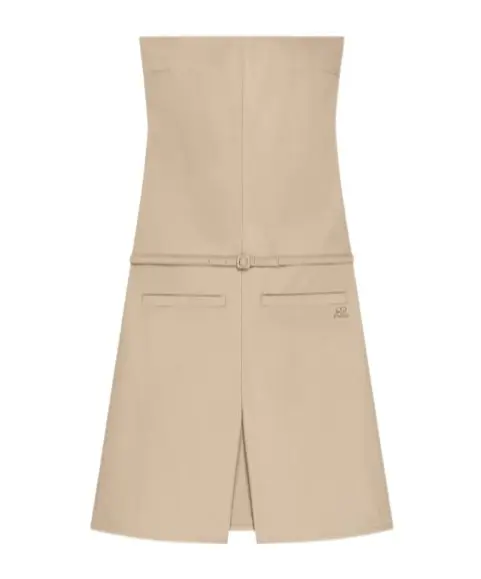 COURREGES Courrèges Belted Bustier Jumpsuit - Nude