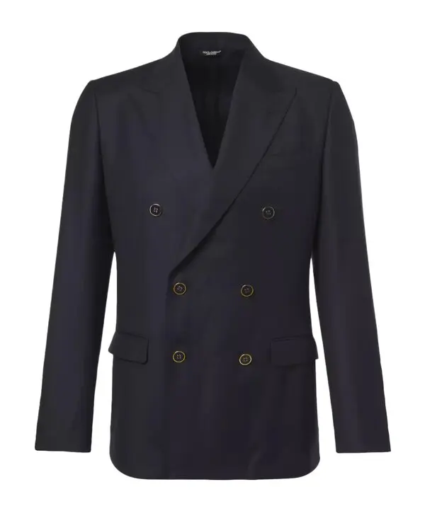 Dolce & Gabbana Dolce Gabbana Double-breasted Blazer - Black