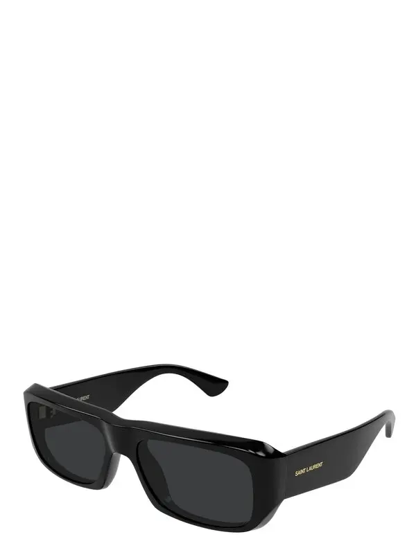 Saint Laurent Rectangular Frame Sunglasses - Black