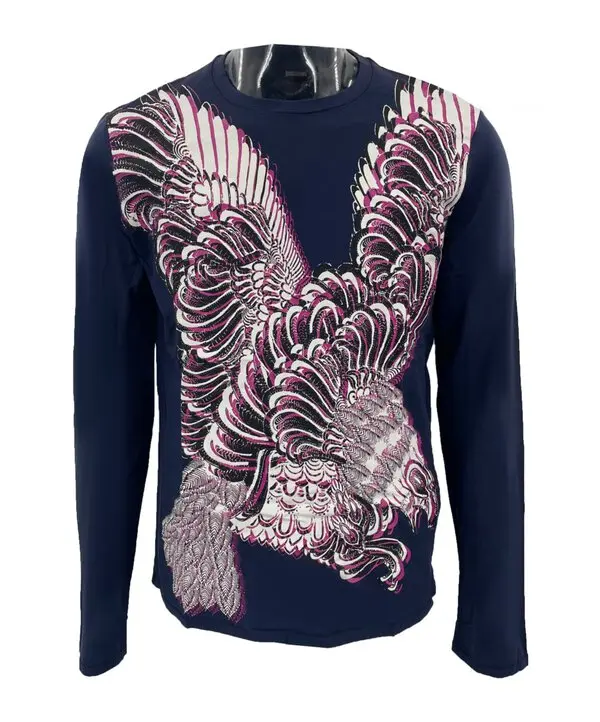 Just Cavalli Pattern Printed Long-sleeved T-shirt
