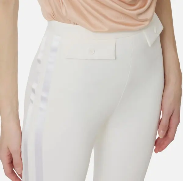 Elisabetta Franchi Satin Insert Trousers