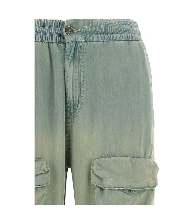 DIESEL® D-pocky-s Cargo Straight-leg Jeans - Gray