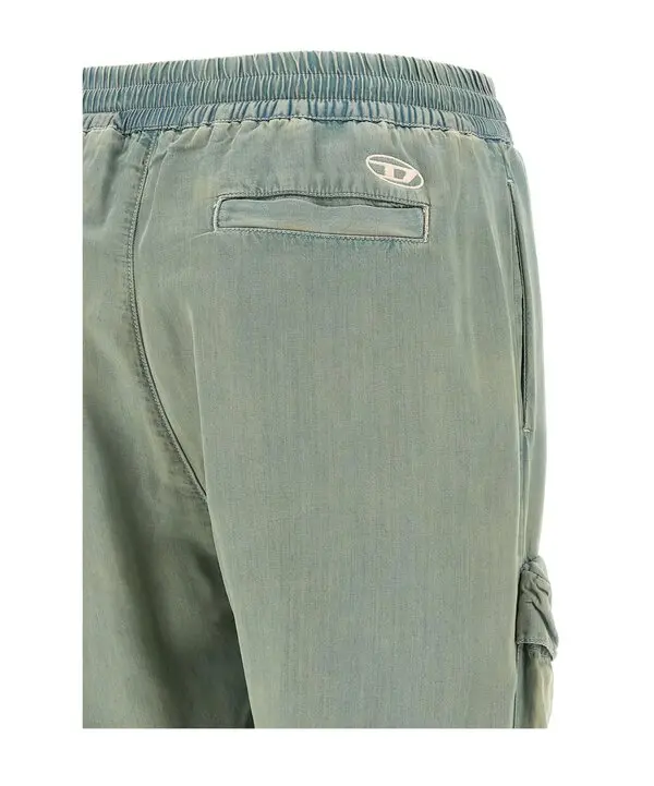 DIESEL® D-pocky-s Cargo Straight-leg Jeans - Gray