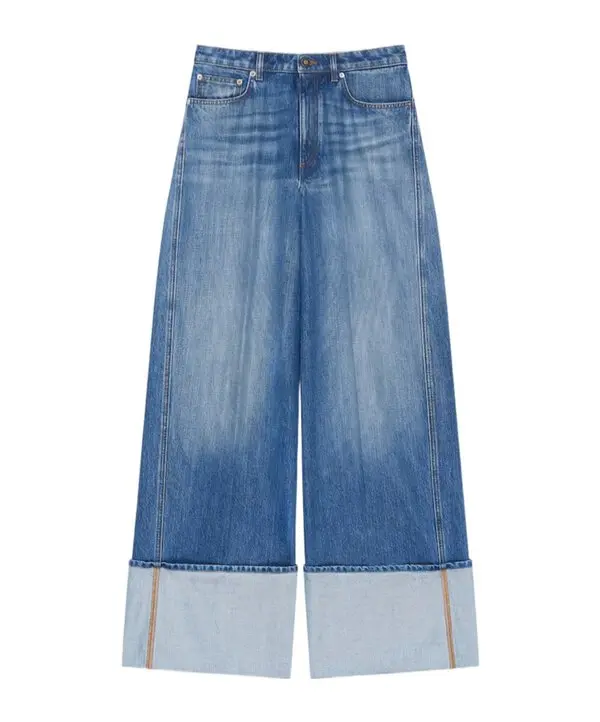 Givenchy Wide-leg Jeans - Medium Blue