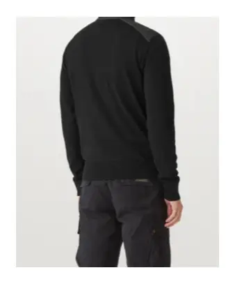 Belstaff Logo-patched Half-zip Jumper