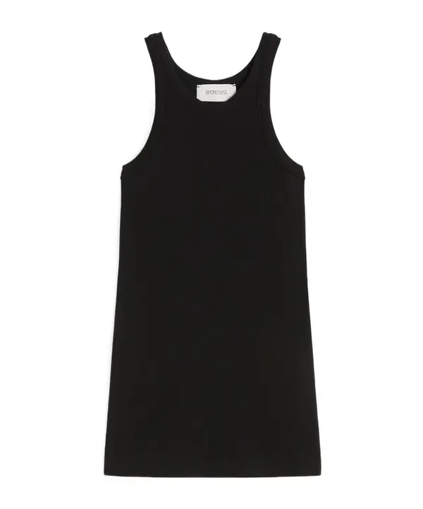 Sportmax Ribbed Tank Top - Black