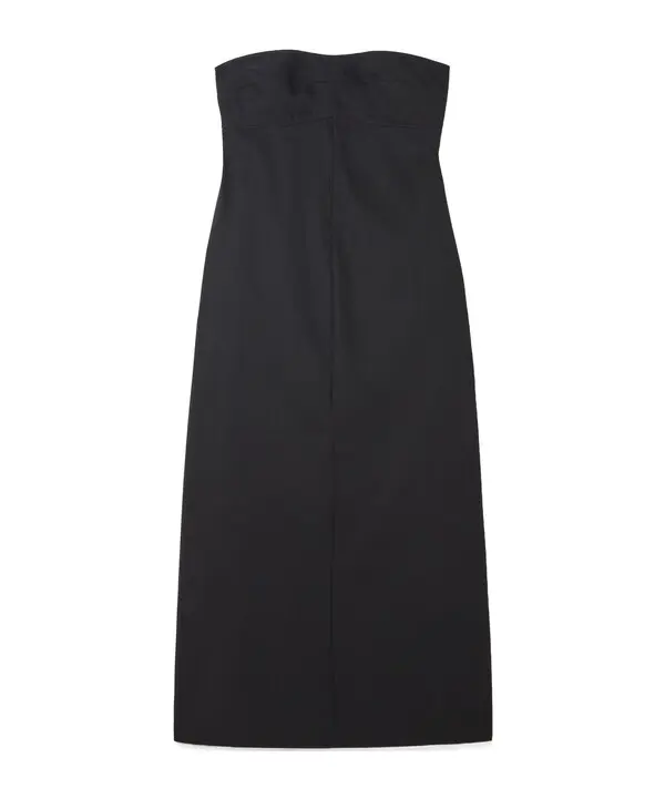 ST. AGNI Strapless Midi Dress