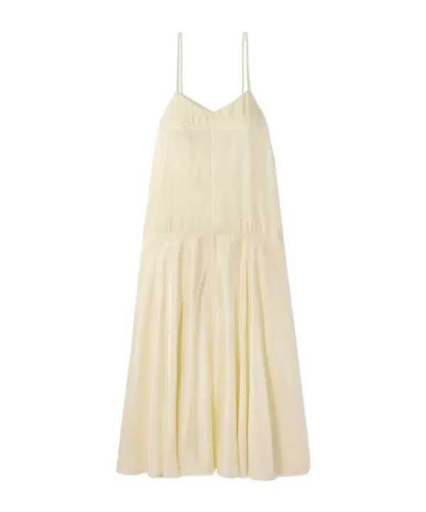 ST. AGNI Slip Dress With V-neck And Thin Straps