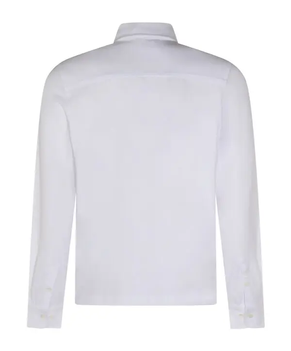 K-WAY Long-sleeve Button-down Cotton Shirt - Gray