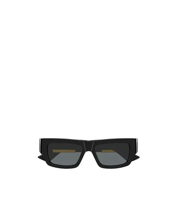 Bottega Veneta Rectangle Frame Sunglasses - Black