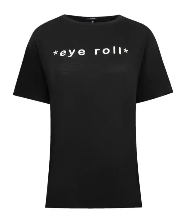 R13 Eye Roll Crew Neck Short Sleeve T-shirt