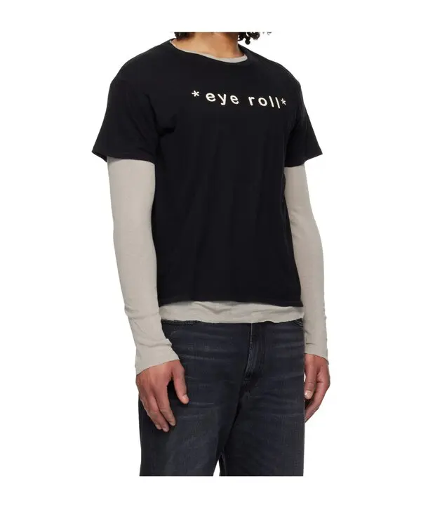 R13 Eye Roll Crew Neck Short Sleeve T-shirt