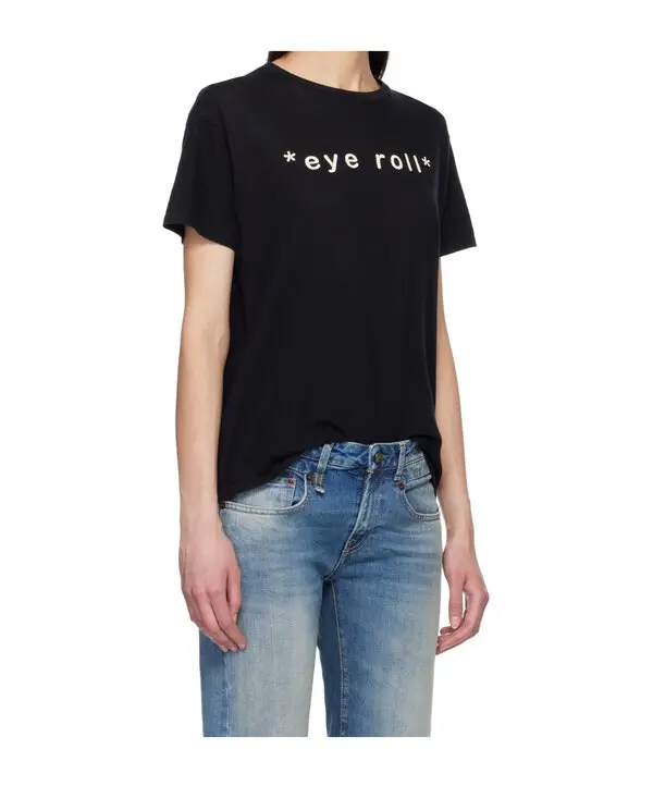 R13 Eye Roll Crew Neck Short Sleeve T-shirt