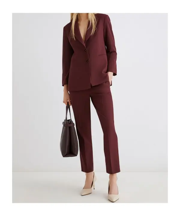 Marella Viscose-blend Canvas Blazer