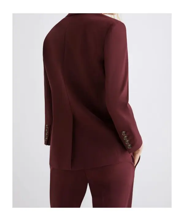 Marella Viscose-blend Canvas Blazer
