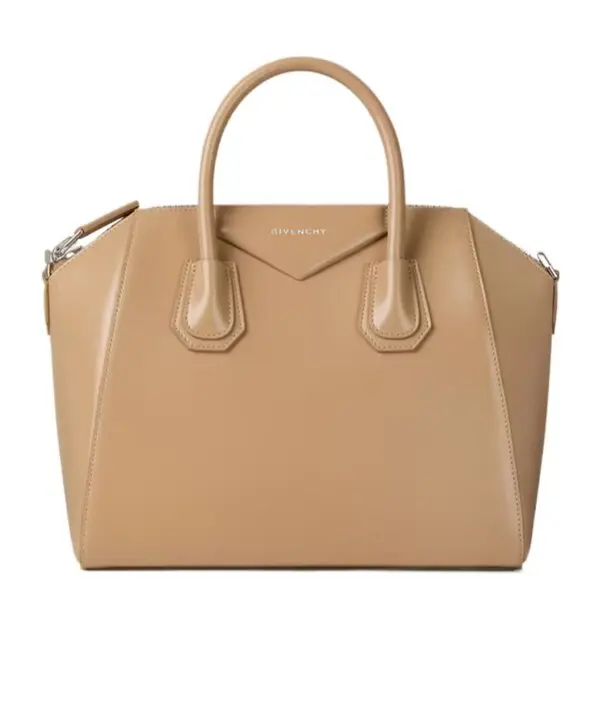 Givenchy Antigona Small Leather Shoulder Bag - Nude