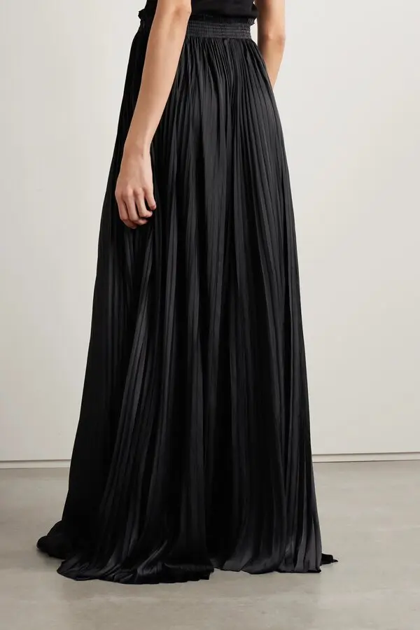 Ulla Johnson Elasticated-waist Pleated Maxi Skirt