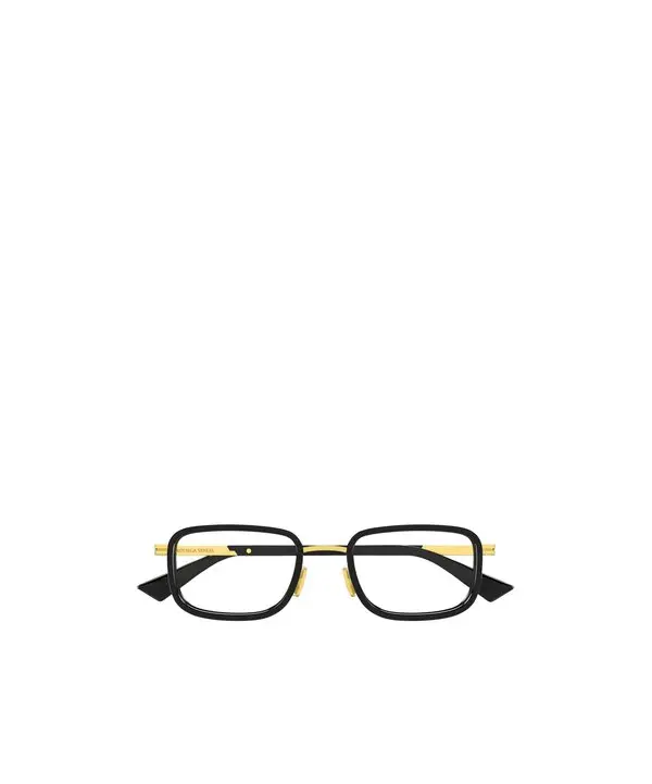 Bottega Veneta Rectangle Frame Eyeglasses - Black