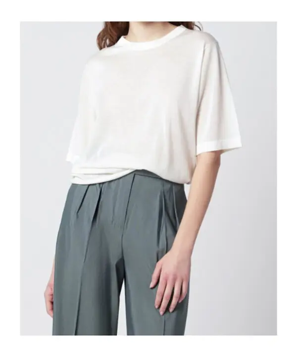 Loulou De Saison Nala Fluid Cashmere Top - Ivory