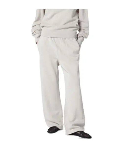 ENTIRE STUDIOS Straight-leg Elastic Waistband Sweatpants - White