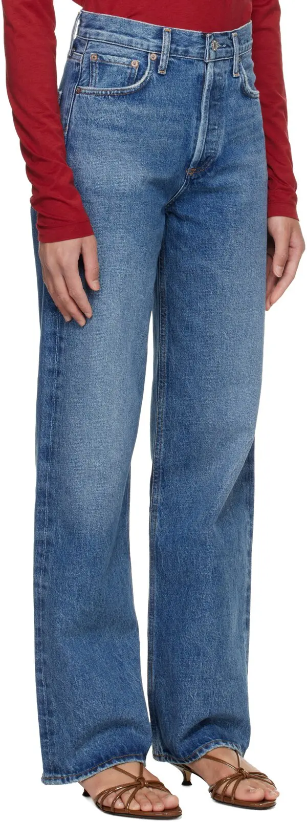 AGOLDE Ren Jean 32 Wide-leg Jeans - Chapter