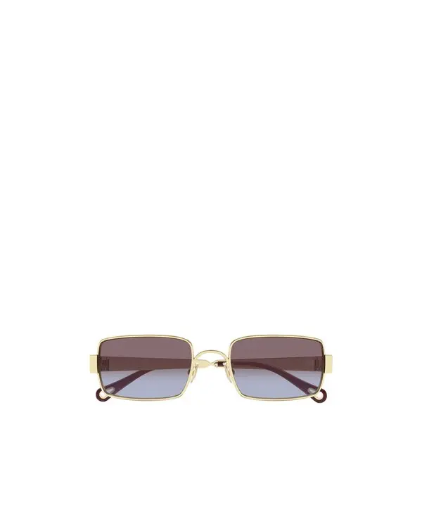 Chloé Eyewear Rectangle Frame Sunglasses - Gray
