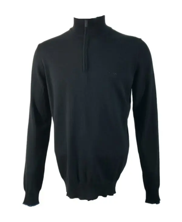 Hugo Boss Stand-neck Zip Up Sweater