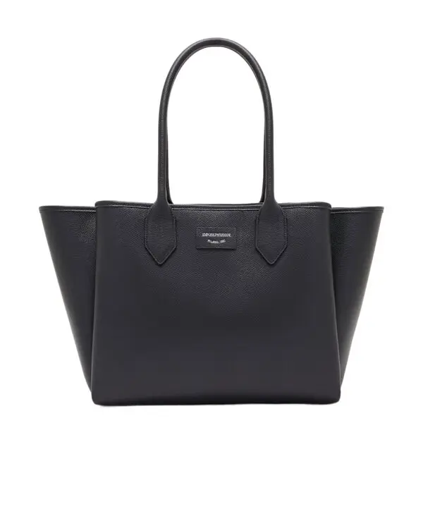 Emporio Armani Logo Patch Top Handle Bag