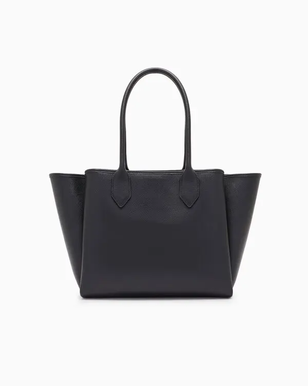 Emporio Armani Logo Patch Top Handle Bag