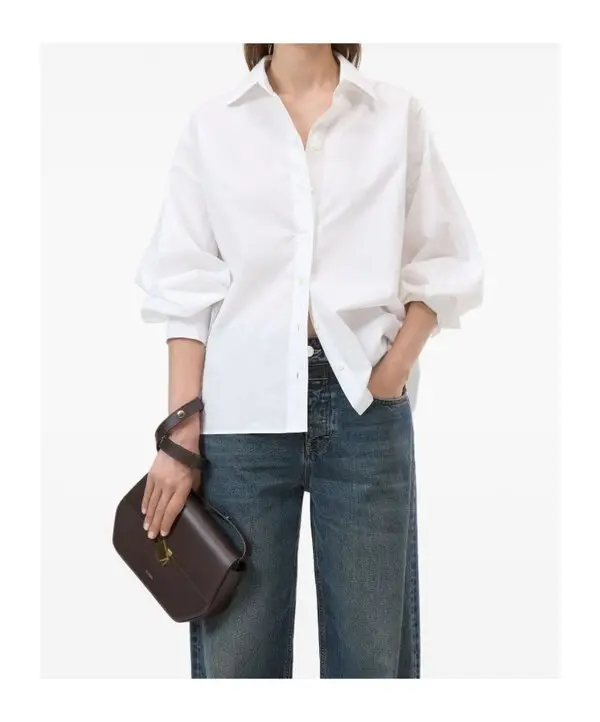 Closed Buttoned Shirt - White