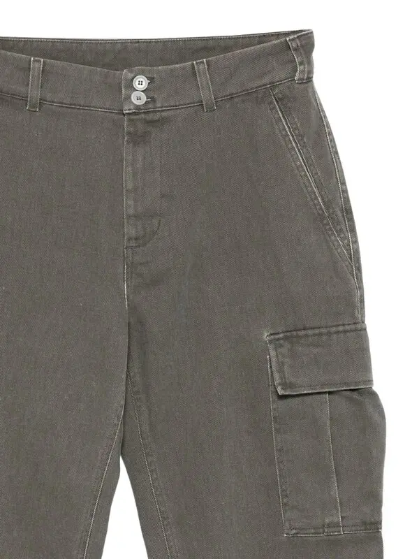 Aspesi Cargo-pocket Trousers - Black
